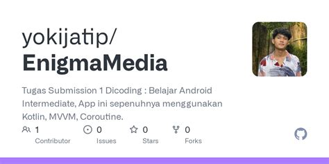 Github Yokijatipenigmamedia Tugas Submission 1 Dicoding Belajar