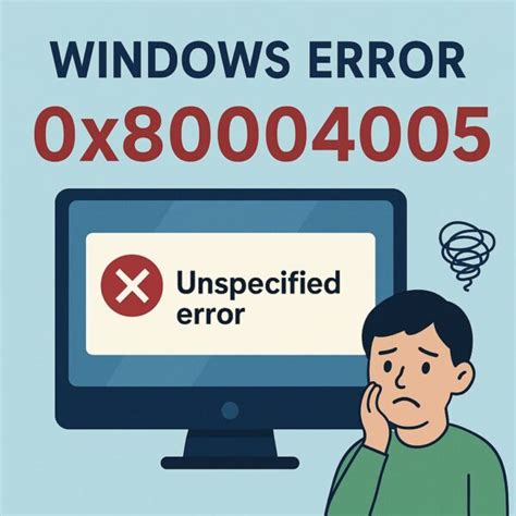 How To Fix Windows Error Code 0x80004005 Unspecified Error きみよや