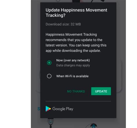 how to add a pop up like this to ask users for updating the app r