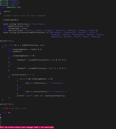 Vim Color Scheme User Interface And User Experience