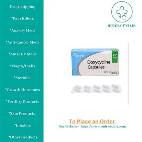 Doxycycline 100mg Capsules at Rs 40 box डकससइकलन हकलट कपसल in Nagpur ID