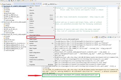 9 examples and demonstrations — processor sdk rtos documentation
