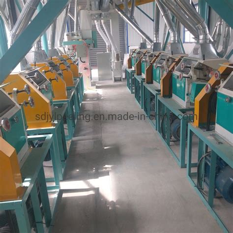 50 Tons Wheat Maize Corn Flour Processing Milling Machine Grain Flour