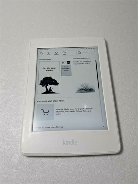 Amazon Kindle Paperwhite (7th Generation) 6" Wi-Fi E-Reader - White for ...