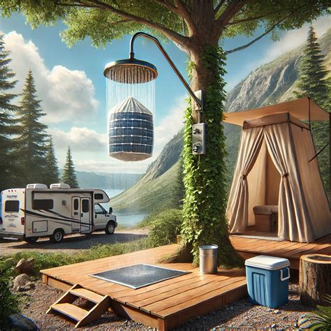 How To Set Up A Diy Outdoor Shower For Your Rv — Campgroundviews Base Camp