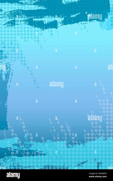 Modern Blue Summer Abstract Frame Background Stock Illustration Stock