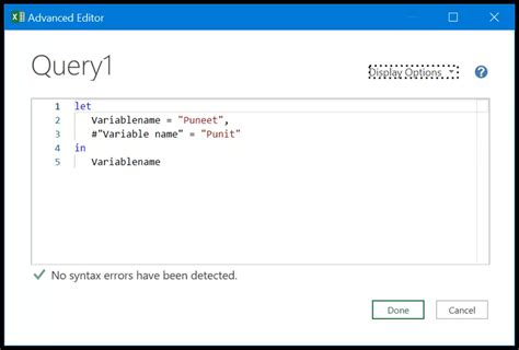 M Code In Power Query Basic Introduction