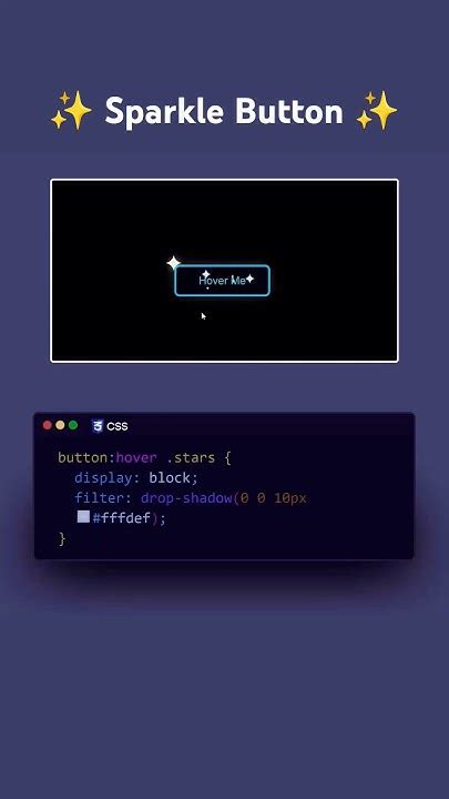 Sparkle Button Animation Effect Buttonanimation Animation