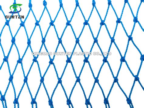 Blue Hdpe Cargo Net Fall Arrest Net Safety Catch Net Cargo Climbing