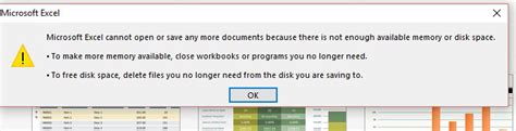 Error Excel Can T Open Or Save Any More Documents After User Microsoft Community