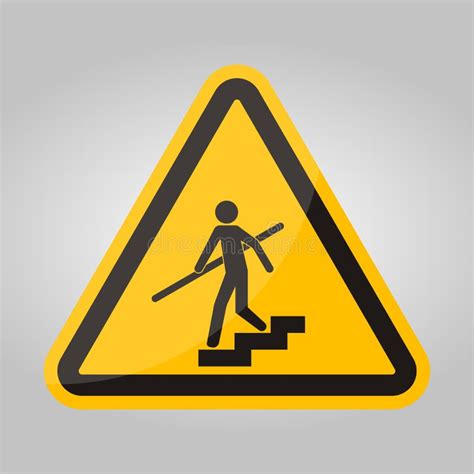Avoid A Fall Use Handrails Sign Stock Vector Illustration Of Banister Mandatory 251488521