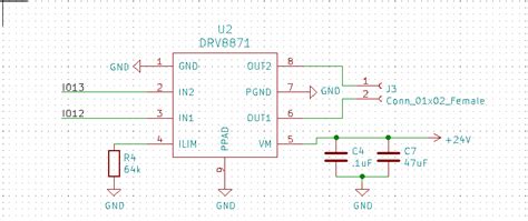 Drv8871 Occasionally Burns Pin Out Using Esp32 Motor Drivers Forum Motor Drivers Ti E2e
