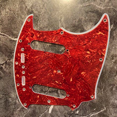 Wide Bevel Celluloid Tortoise 4 Ply Pickguard For 2010 2016 Reverb