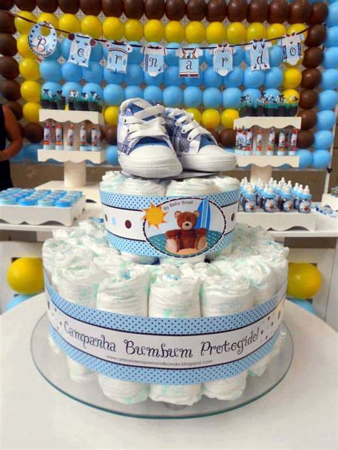 Bolo De Fraldas Como Fazer Passo A Passo Fotos Modelos Artesanato