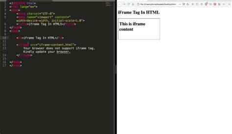 Exploring The Power Of Iframe Tag In Html5 A Comprehensive Guide All About Html
