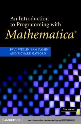 خرید و قیمت دانلود کتاب An Introduction To Programming With Mathematica