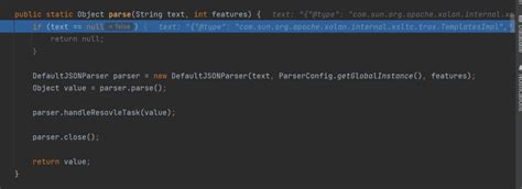 Fastjson反序列化分析 Feature parser pool