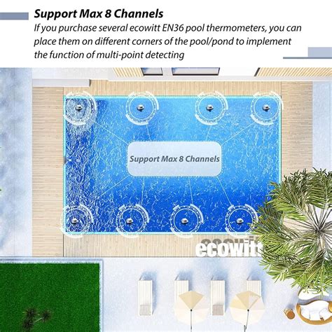 Ecowitt Wn36 Floating Pool Temperature Sensor Crondall Weather