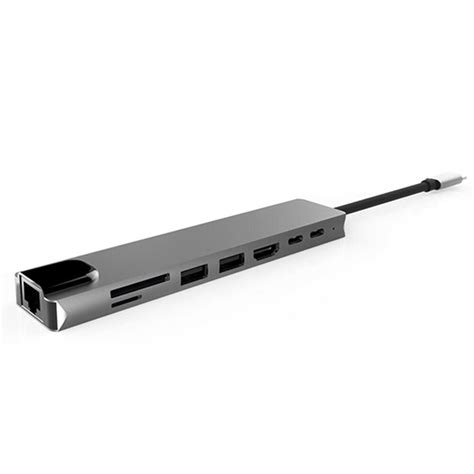 Usb C Hub In Multipoort Type C Adapter Met K Vicedeal