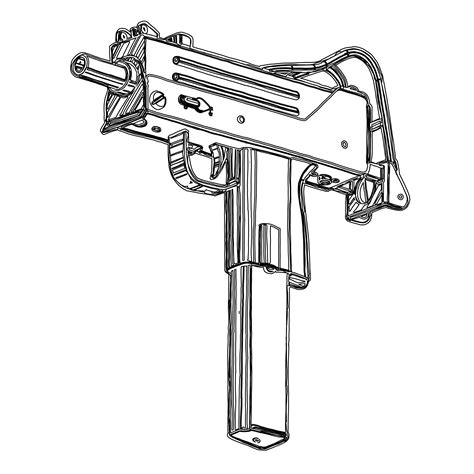 Uzi Drawing