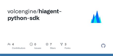 Github Volcenginehiagent Python Sdk