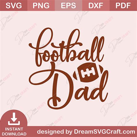 Football Dad Svg