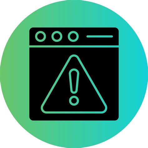 Web Warning Vector Icon Design 23046584 Vector Art At Vecteezy