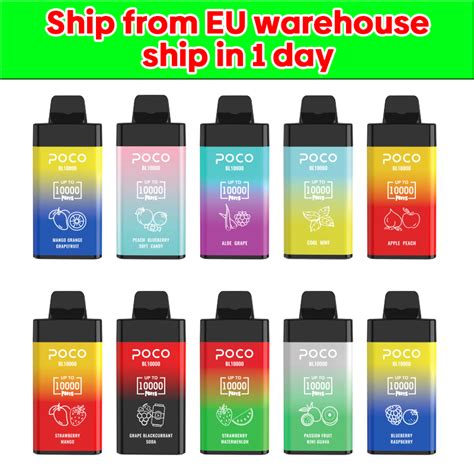 Eu Warehouse Original E Cigarette Disposbale Vape Poco Bl10000