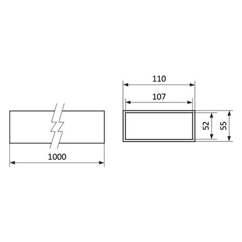 5010 - Ploché plastové potrubie 55x110mm | FIRN elektro
