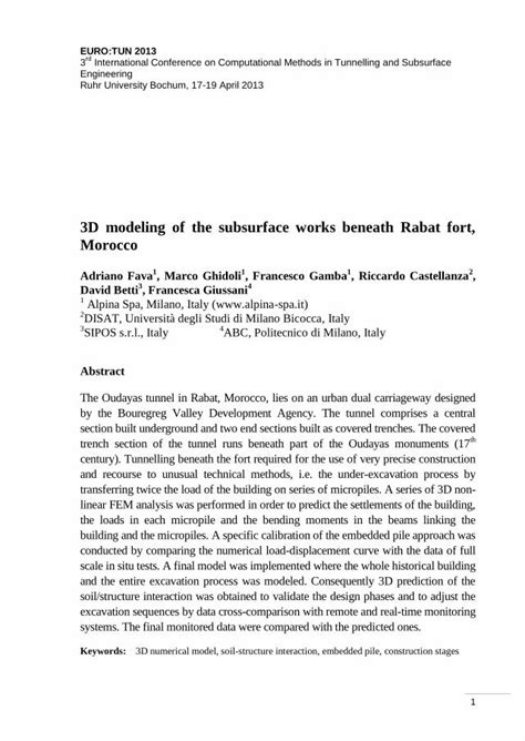 PDF D Modeling Of The Subsurface Works E Learning UNIMIB DOKUMEN TIPS