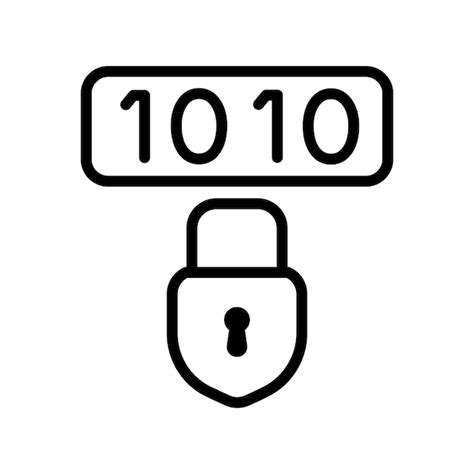 Premium Vector Data Lock Icon