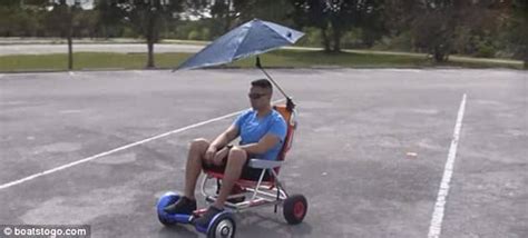 Guy Builds His Own Diy Hoverboard Chair For Under 50