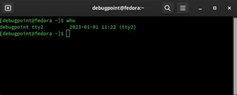 Who Command In Linux Explanation With Examples
