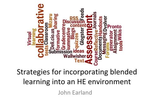 Blended Learning Strategies Presentation Ppt