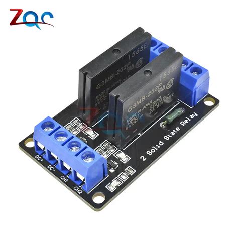 2kanal OMRON SSR релайс G3MB 202P 5 В DC 2 канала твердотельные релейные платы модуль высокого