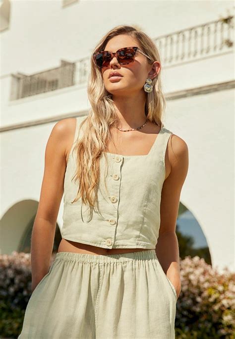 Next Regular Fit Top Sage Greengroen Zalandobe