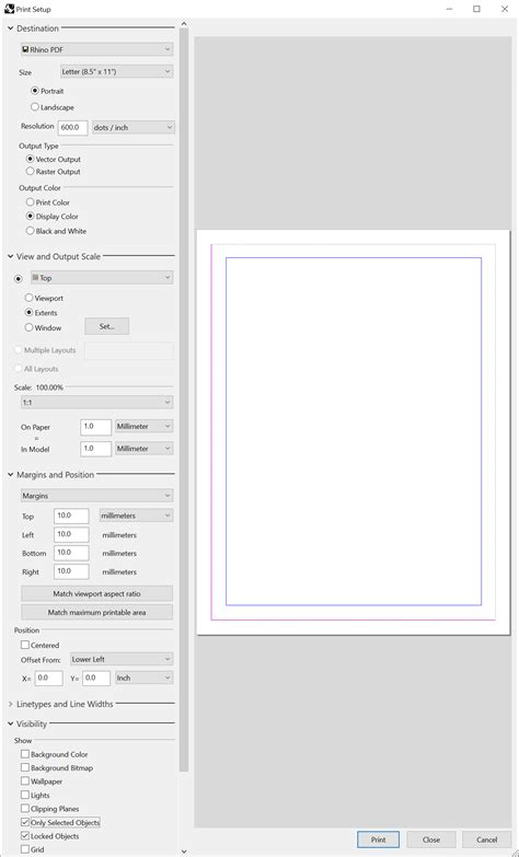 pdf margin issue rhino for windows mcneel forum