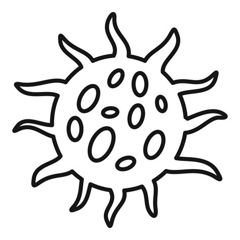 Infection Virus Icon Outline Style 14583385 Vector Art At Vecteezy