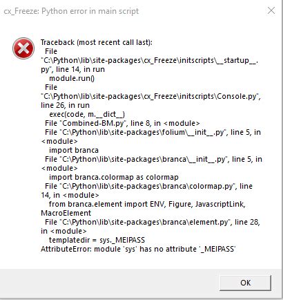 Folium Doesn T Package As Expected When Compiling To An Executable Issue 1081 Python