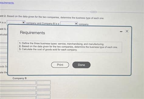 Solved Hirements 2 Based Data Tablet 2 Based On The Data
