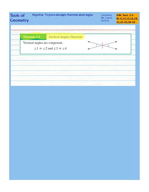 Congruent Angles Pdf