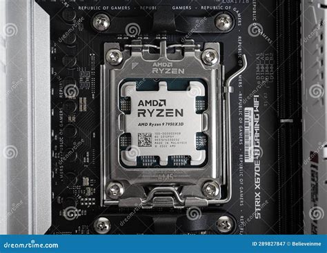 Processor Socket And Ram Memory Slots On A Msi Mag Z490 Tomahawk Gaming