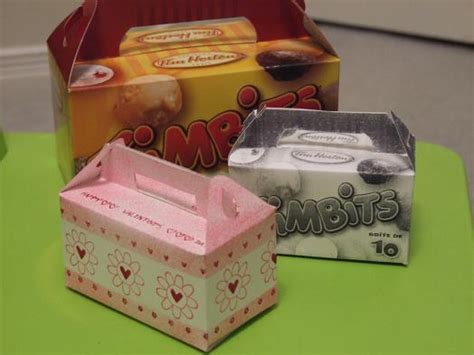 Mini Timbits Box Donut Hole Box Splitcoaststampers