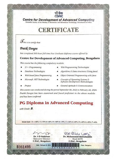 Cdac Pgdac Cdacbangalore Technology Careerdevelopment Gratitude Innovation