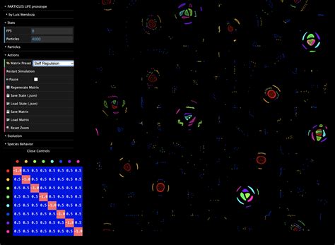 I Built A Generative Particle Life Simulator With Emergent Sound