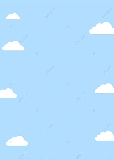 Blue Simple Clean Cloud Background Wallpaper Image For Free Download Pngtree