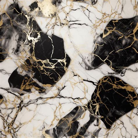 Premium Ai Image Gold Leaf On A Marble Wall