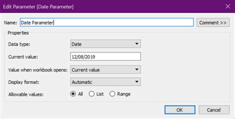 the data school how to dynamic reference line with a parameter action