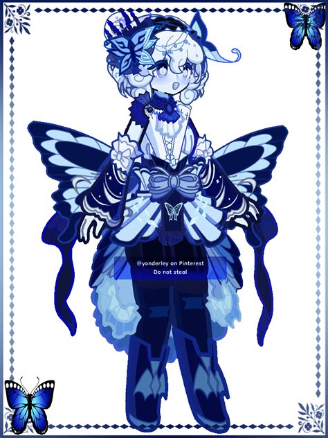 💙🦋 Butterfly Gl2 Oc Gambar Karakter Ilustrasi Animasi