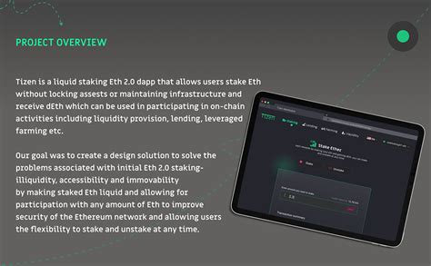 Eth Liquid Staking Dapp On Behance